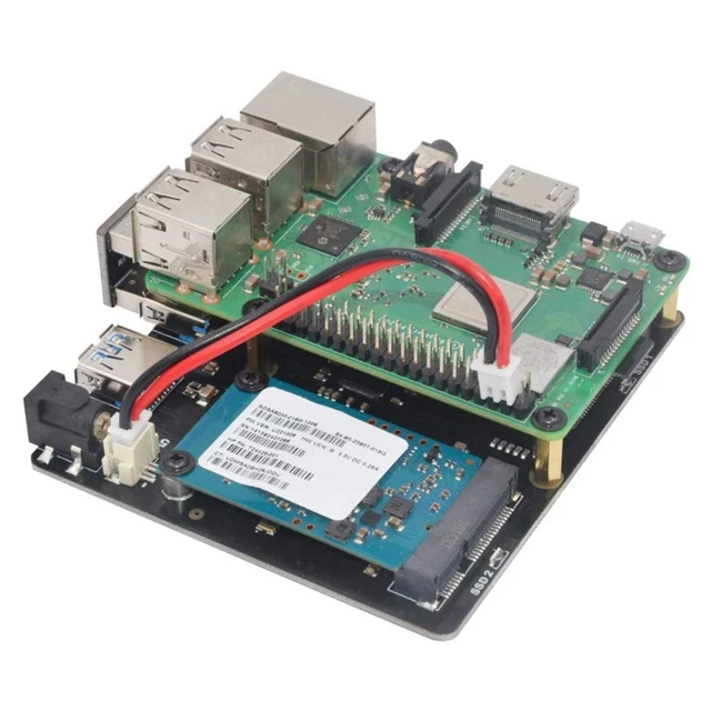 Raspberry Pi X872 NVMe 2280 SATA SSD Shield/Expansion Board
