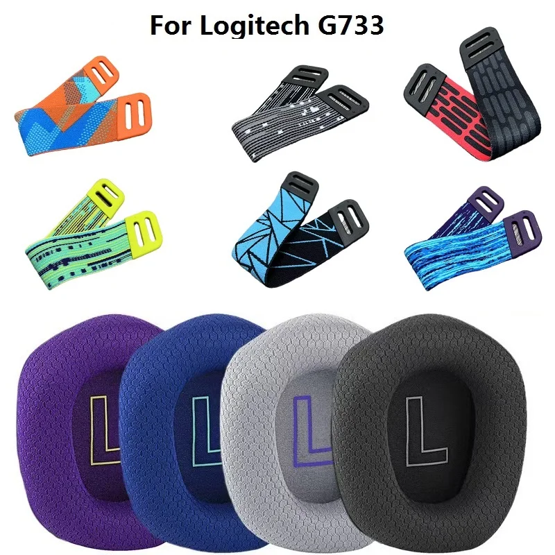 100-Original-Ear-pads-for-Logitech-G733-Games-Headphones-replacement ...