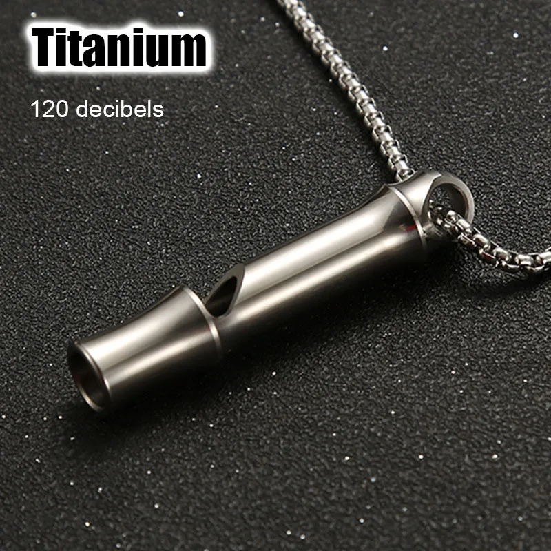 Titanium-Alloy-Single-Tube-120-Decibels-Blast-Whistle-Referee-Whistle ...