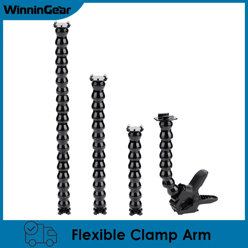 Flex Clamp Arm Mount With Adjustable Gooseneck Flexible Jaws Clip ...