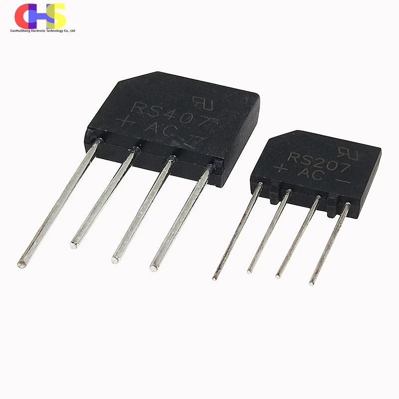 5pcs-RS406-RS407-RS507-RS508-RS608-RS808-DIP-ZIP-4-Bridge-Rectifier-New ...