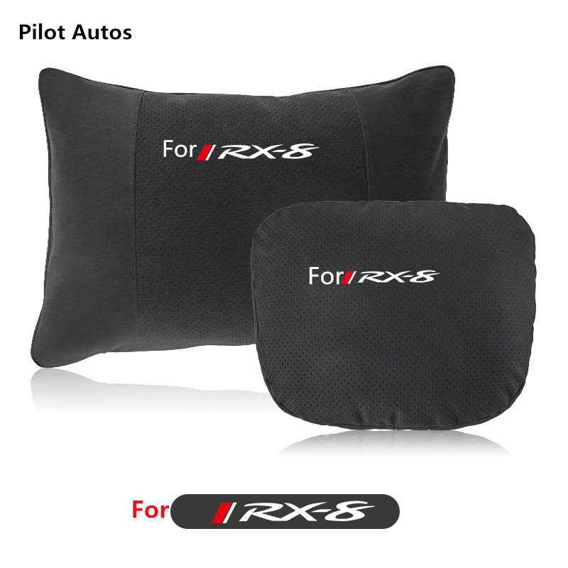 For-Mazda-For-RX8-Car-Headrest-Waist-Pillow-Neck-Rest-Cushion-Seat ...