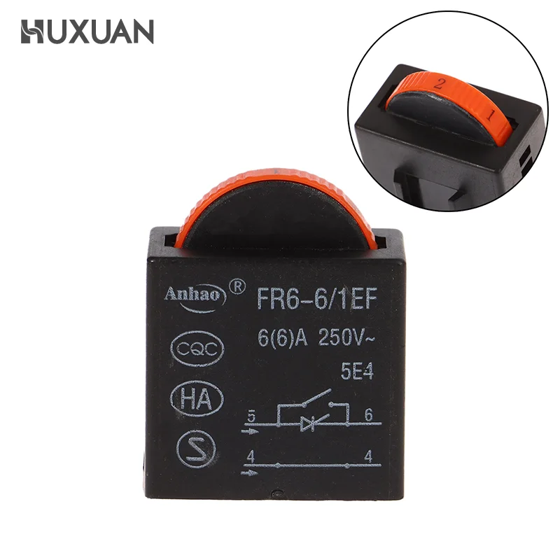 AC220V-6-Speed-Regulation-Controller-Switch-For-Electric-Grinder-DR2-6 ...