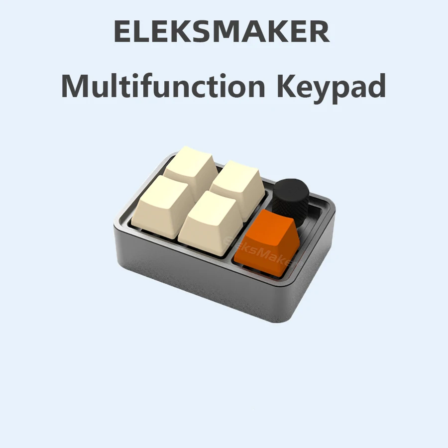 EleksMaker-Aluminum-Alloy-Mechanical-Keyboard-5-digit-Keypad-Volume ...