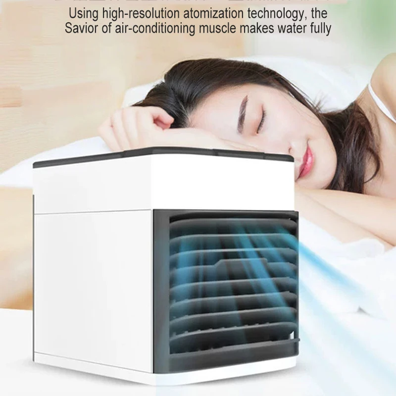 Portable Mini Desktop Humidifier Air Conditioner Cooler Fan | EttaGadgets