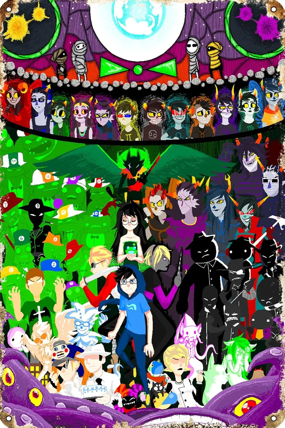 Homestuck Poster Retro Metal Tin Sign 12 X 8 Inch Home Cafe Bar Man ...