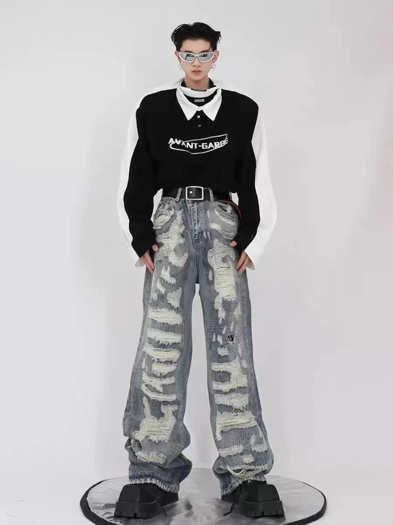 Men's Gothic Pants | Y2k Men's Clothing | Pants Designs - Retro Old ...