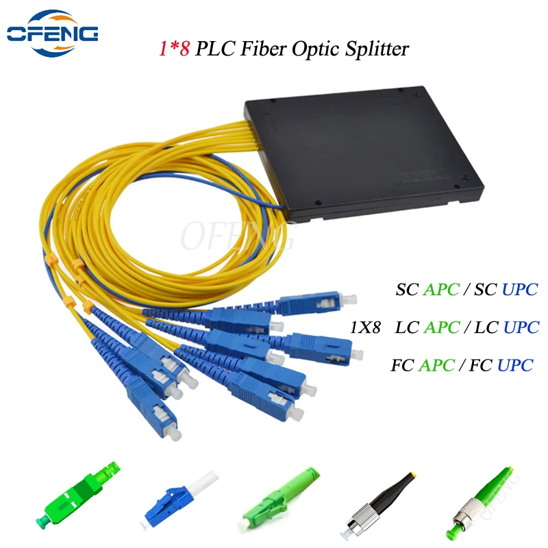 SC-UPC-SC-APC-1X8-PLC-Singlemode-Fiber-Optical-splitter-FTTH-PLC-1M-FC ...