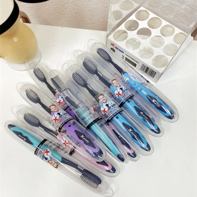 12PCS-Ultra-fine-Soft-Toothbrush-Million-Nano-Bristle-Adult-Tooth-Brush ...
