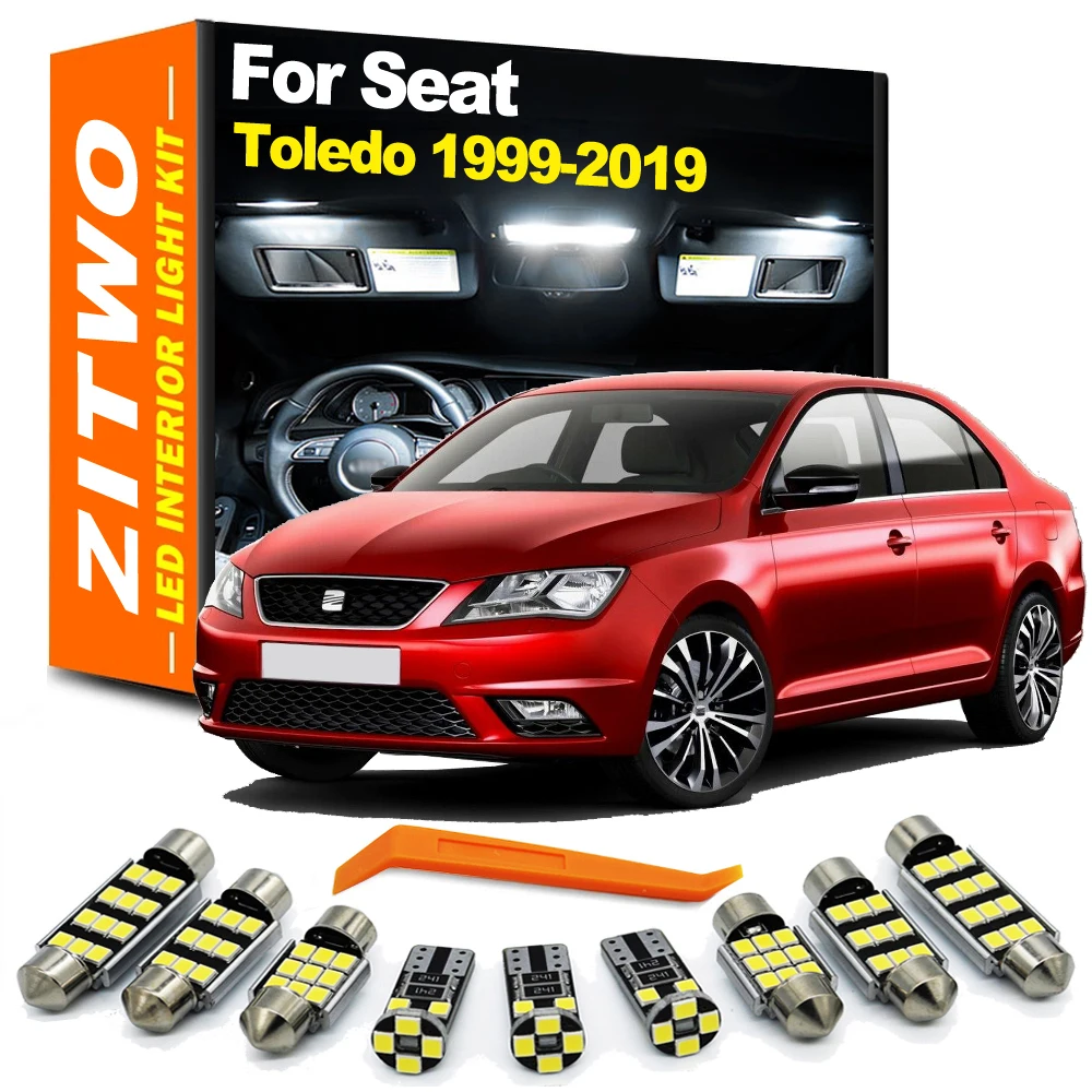 ZITWO-Kit-de-luz-LED-de-techo-Interior-para-Seat-Toledo-II-III-IV-MK2 ...