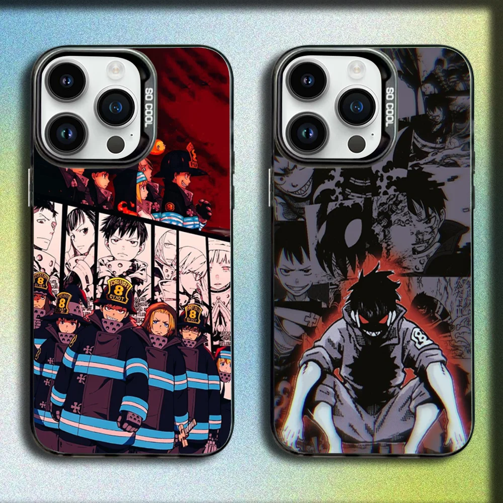 F-Fire Force Shinra Kusakabe Tamaki Kotatsu Phone Case For iPhone 16,15 ...