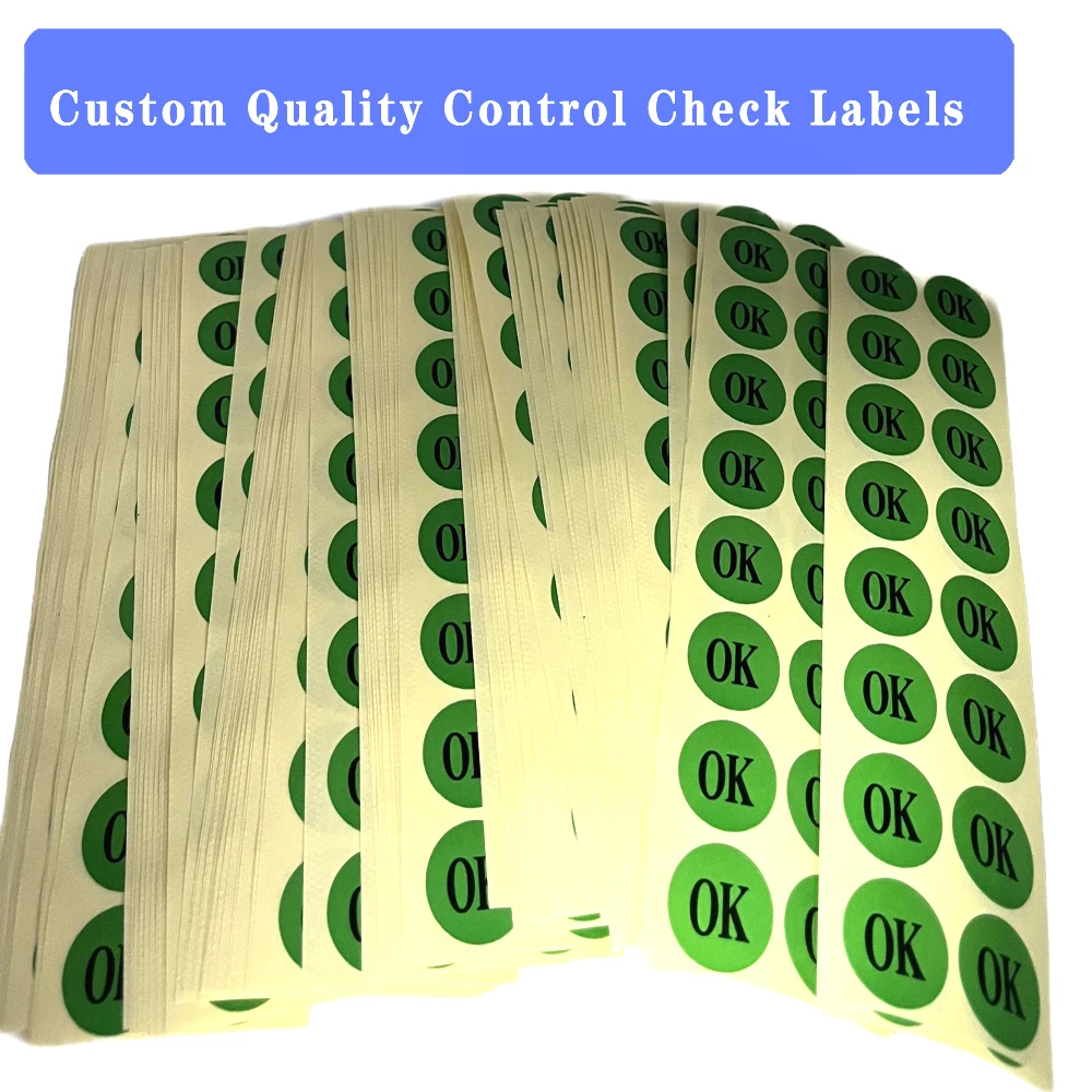 Custom-OK-Sticker-Green-Round-Quality-Control-Check-Labels-500PCS-Pass ...