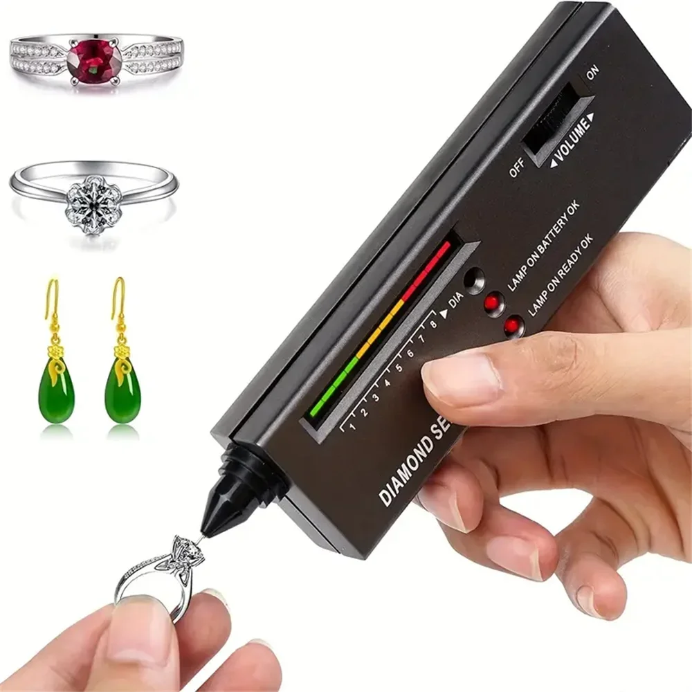 Diamond-Tester-Portable-Gemstone-Selector-Tool-LED-Indicator-Accurate ...
