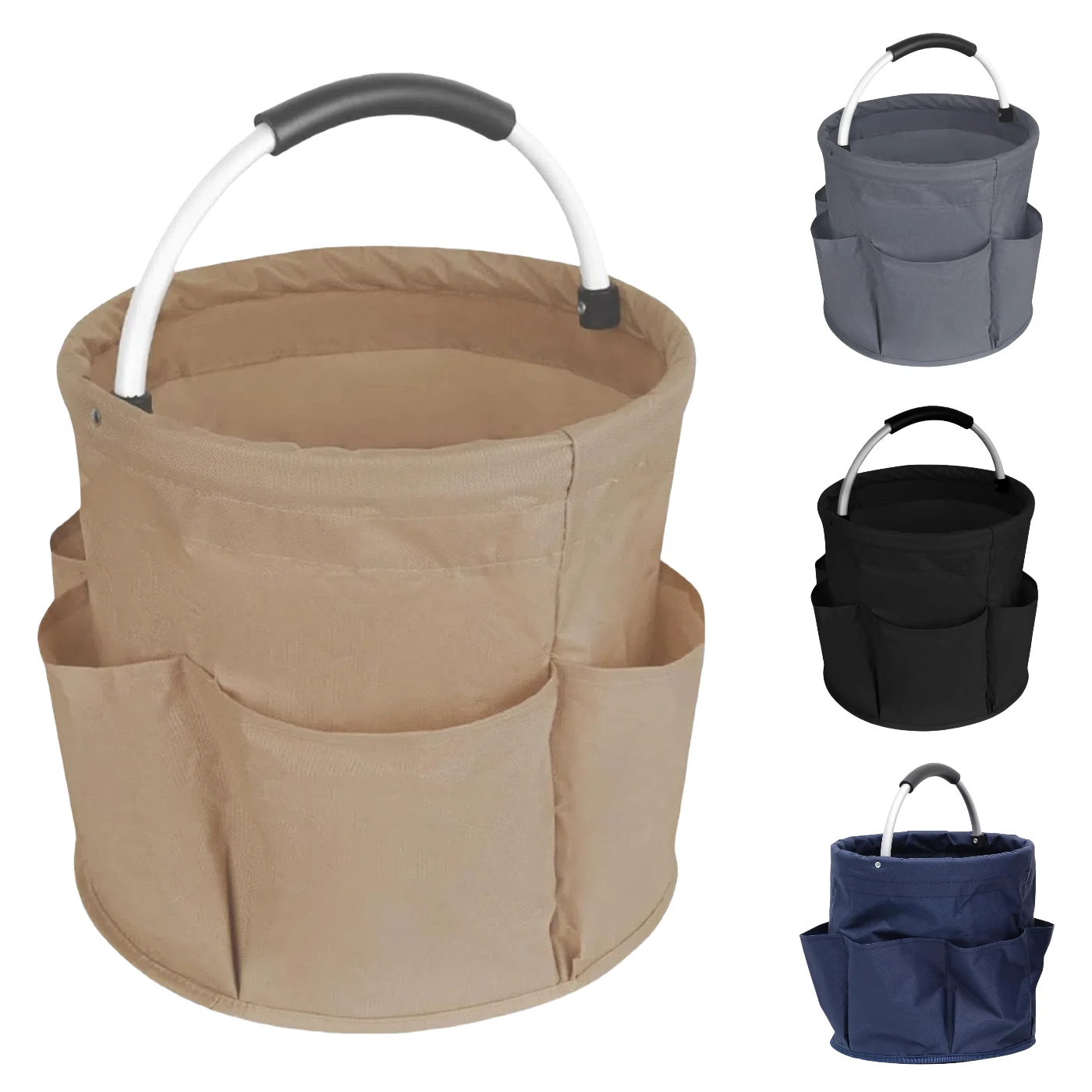 Portable-Reusable-Collapsible-Picnic-Basket-Beach-Storage-Basket-and ...