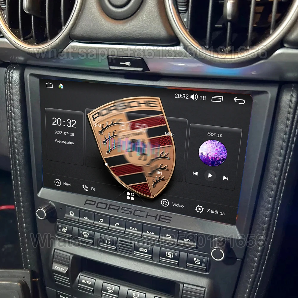 Android-Player-Multimedia-GPS-Radio-Carplay-for-Porsche-987-911-997 ...