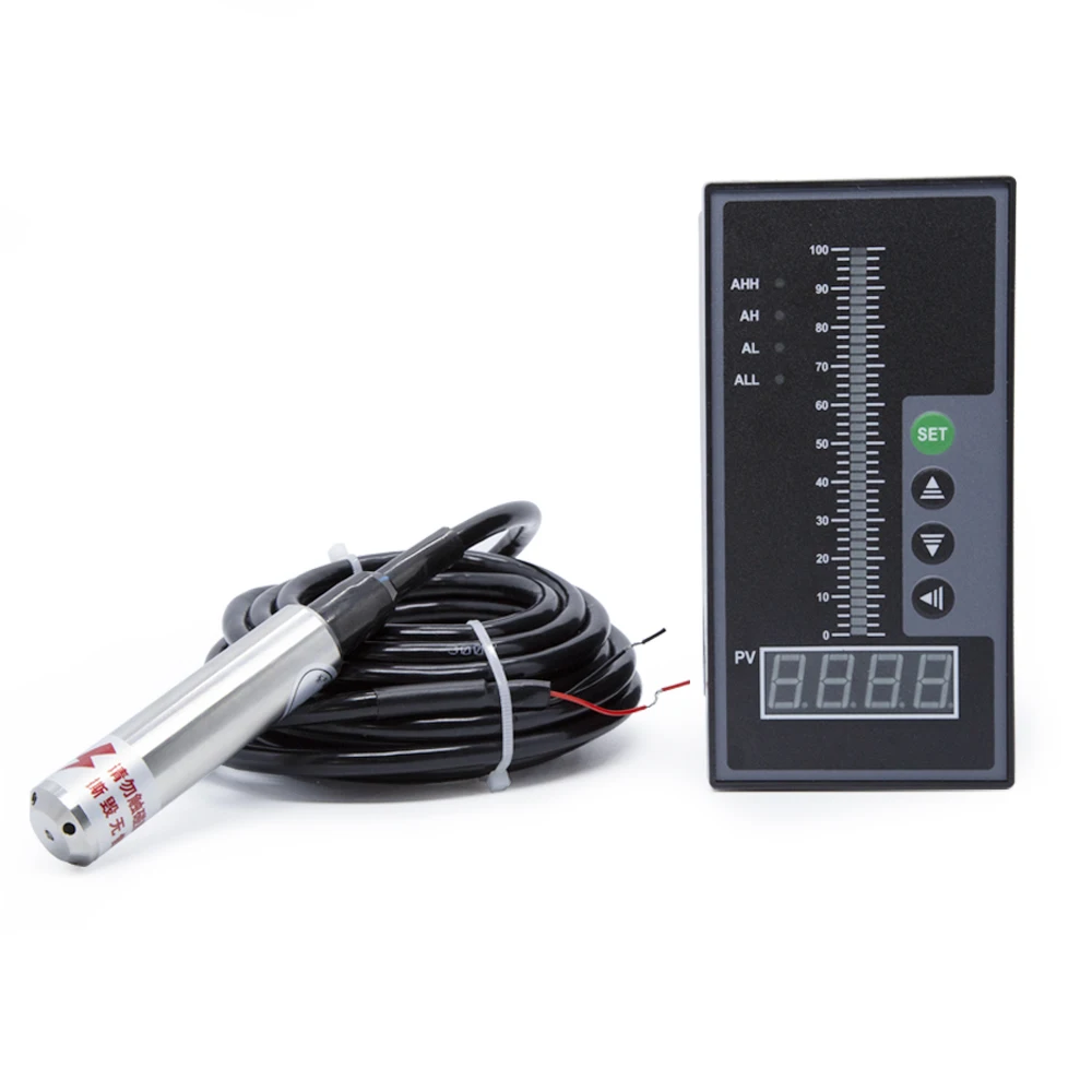 1set-4-20MA-Output-Integral-Liquid-Oil-Water-Level-Sensor-Probe ...