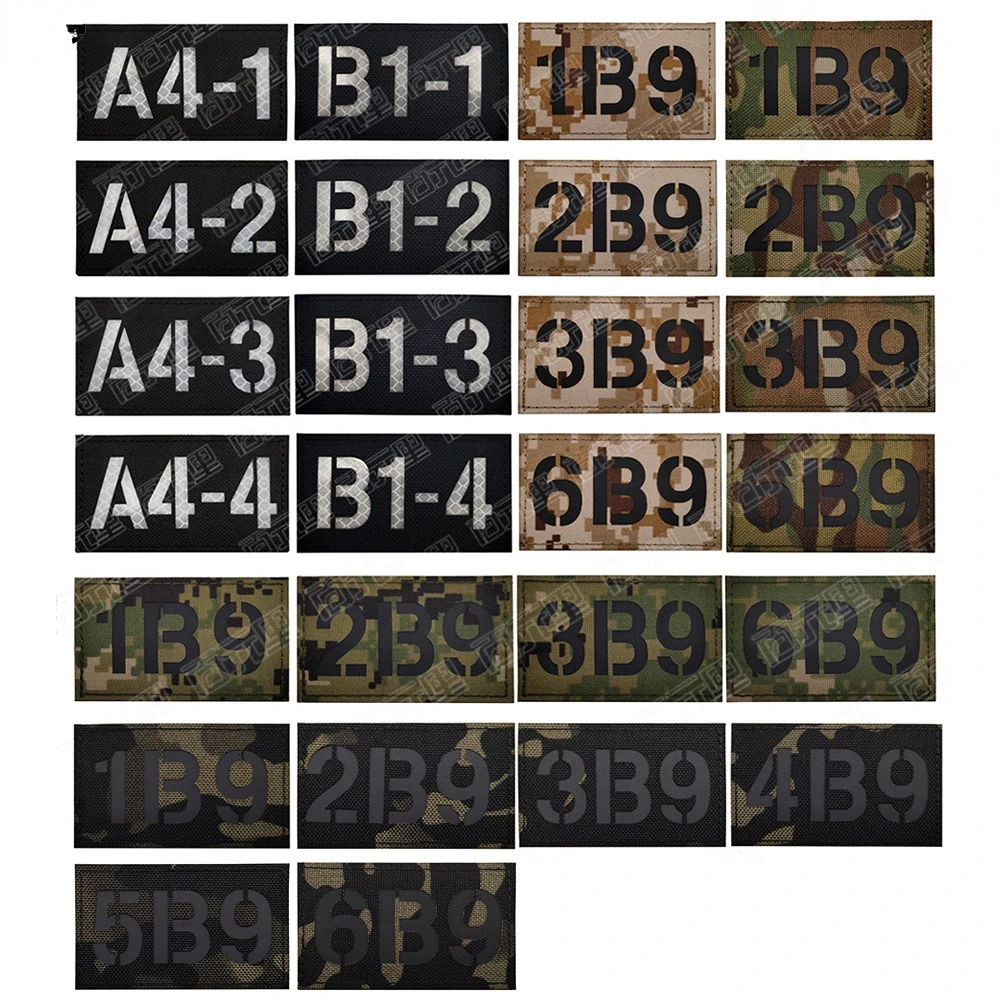 Reflective IR Fabric Night Identification Badge 2B9 Tactical Patch for ...