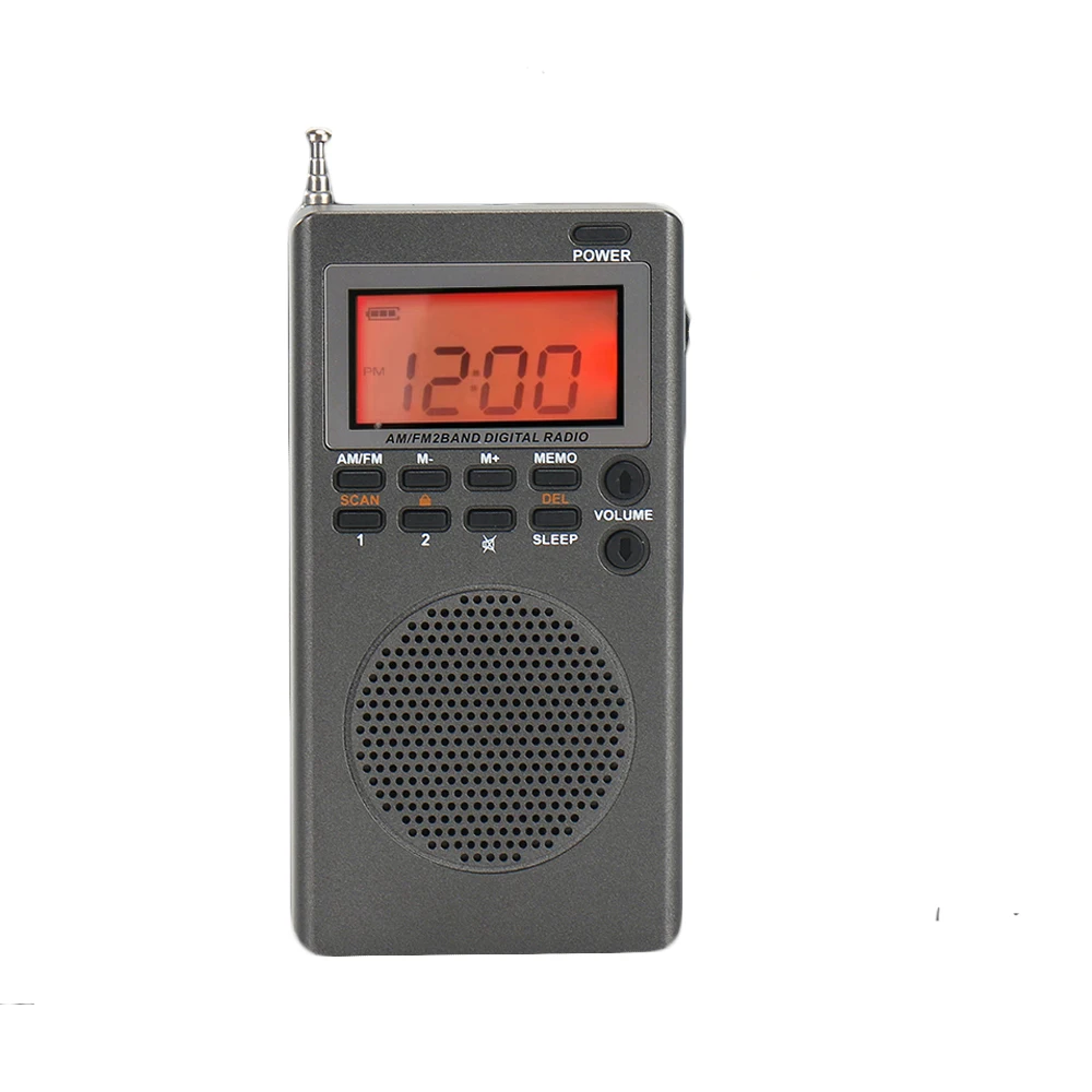 Radio-de-bolsillo-port-til-receptor-de-Radio-AM-FM-con-altavoz-est-reo ...