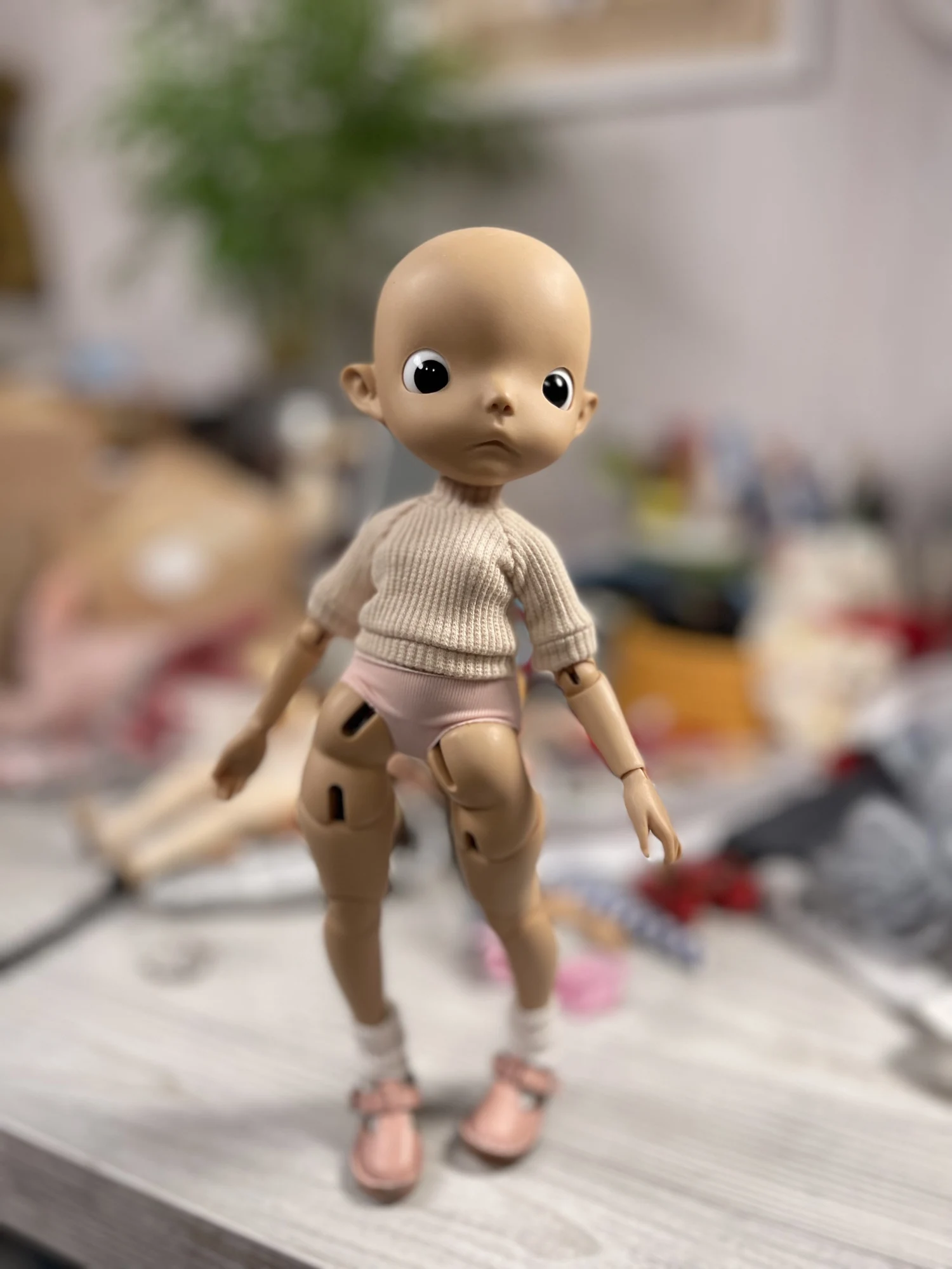 New 27cm BJD sd doll 1/6 fleshy Resin girl DIY fleshy joint movable toy ...
