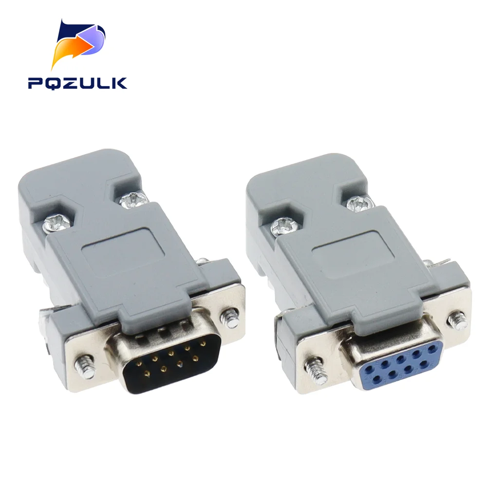 5PCS-RS232-Serial-Port-Connector-DB9-Female-Male-Socket-Plug-Connector ...