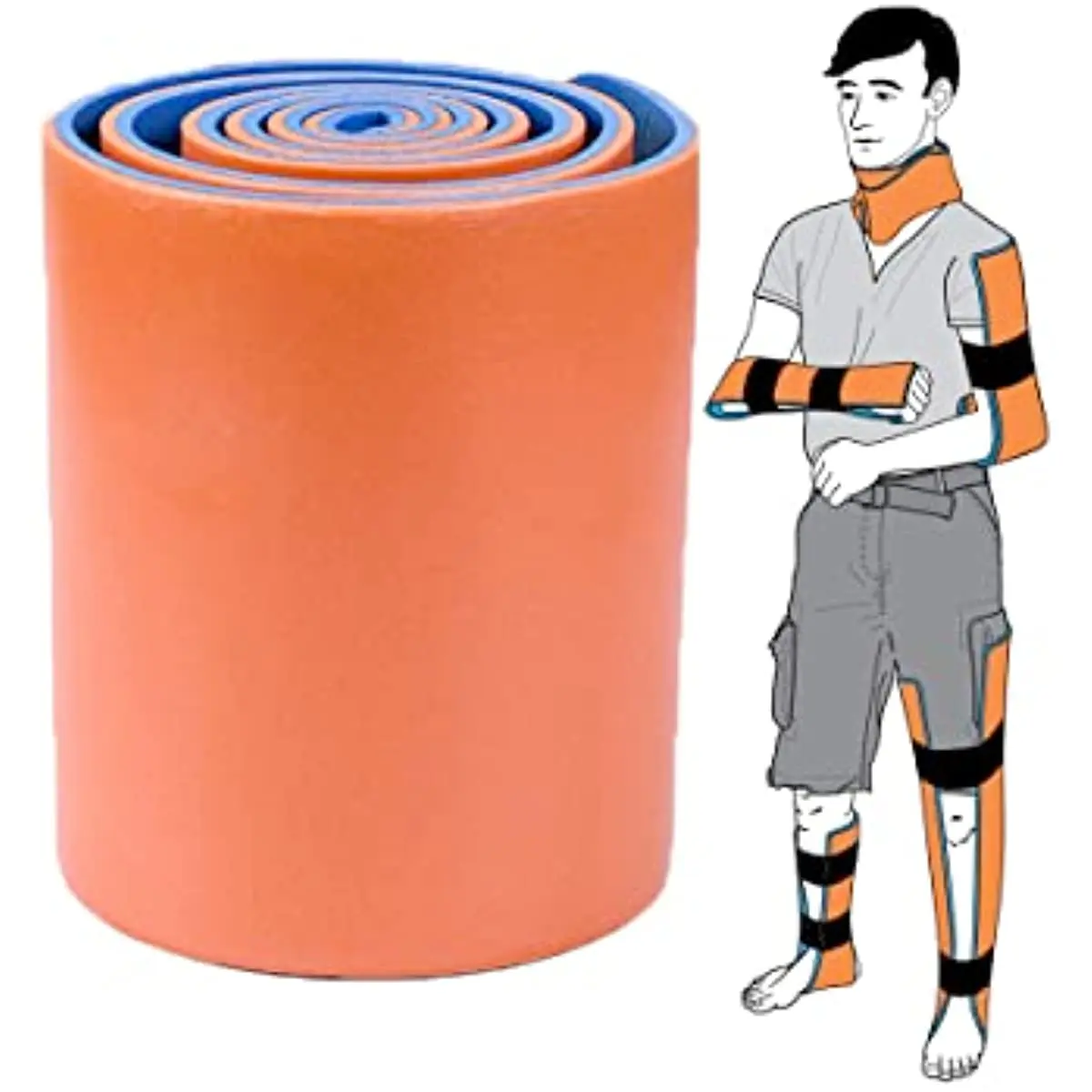 Rolled-Splint-16-Universal-Aluminum-Rolled-Splint-Lightweight-Reusable ...