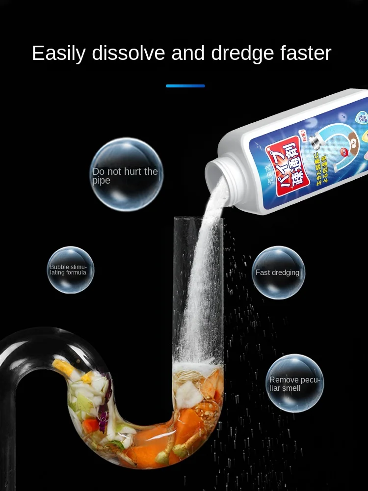 Pipeline unblocking agent, strong dissolving, unblocking sewage ...