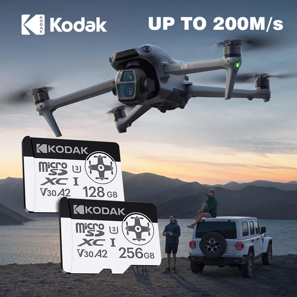 Kodak Drone Microsd Card A2 Up to 200MB/s 512GB 256G 128GB Micro sd ...