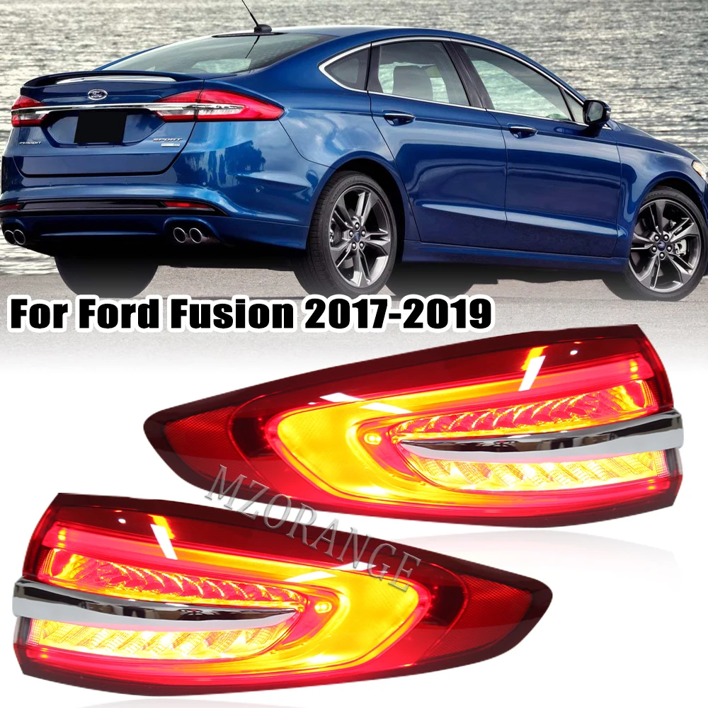 Car-LED-Rear-Tail-Light-For-Ford-Fusion-2017-2018-2019-Rear-Brake-Fog ...
