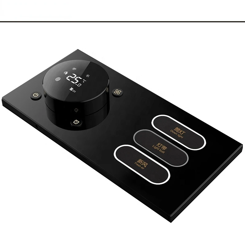 KNX-wall-temperature-control-switch-touch-temperature-control-switch ...