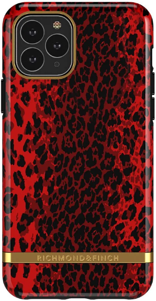 Cover Richmond & Finch Freedom For Iphone 11 Pro, Color "red Leopard ...
