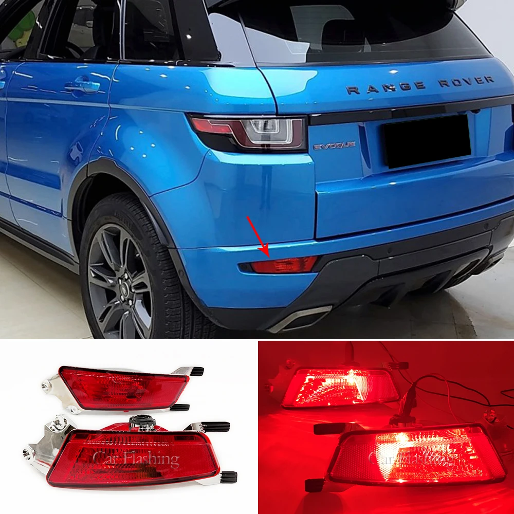 For-Range-Rover-Evoque-L538-2011-2019-Car-Rear-Bumper-Reflector-Fog ...
