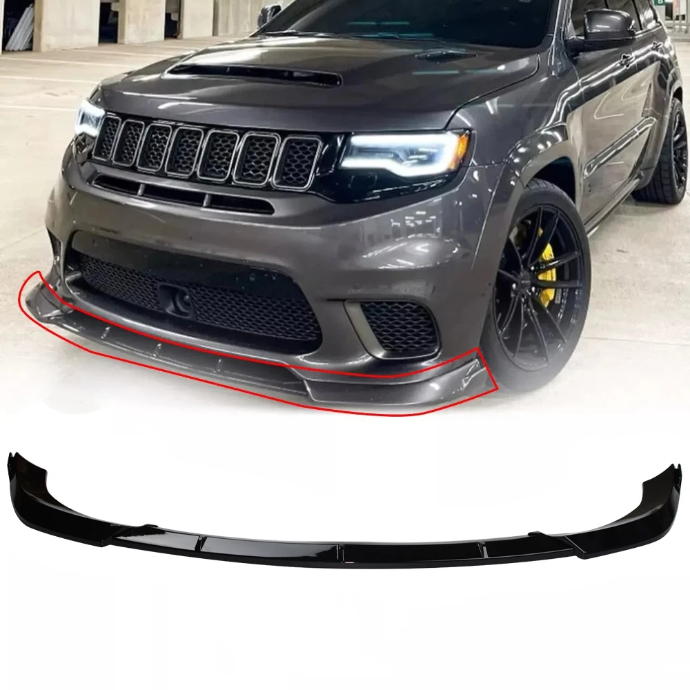 For Jeep Grand Cherokee SRT Trackhawk 2014-2021 Glossy Black Front ...