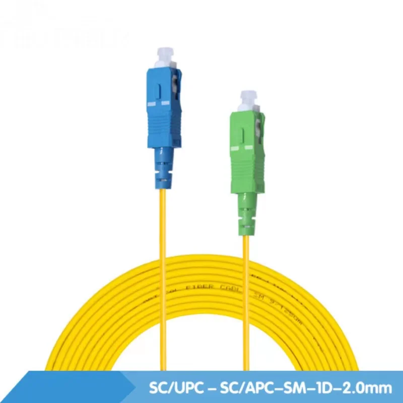 SC/UPC Singlemode Fiber Optic Patch Cable SC APC UPC SM 2.0 mm 9/125um ...