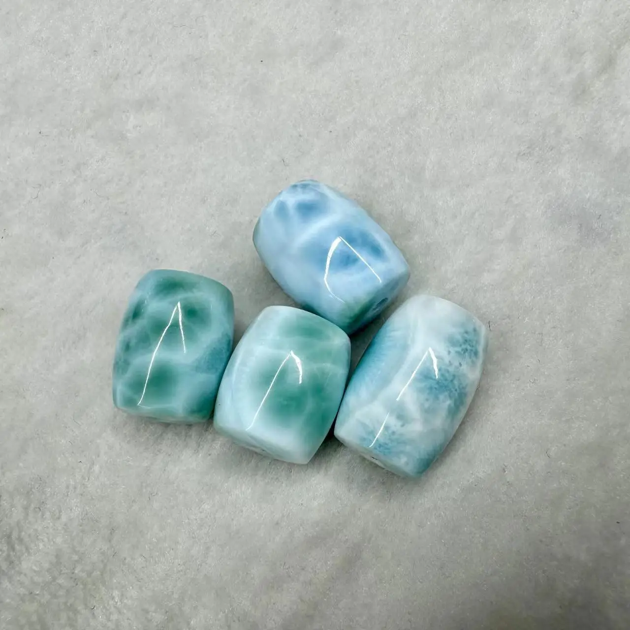 Natural-larimar-Copper-Pectolite-stone-beads-natural-gemstone-beads-DIY ...