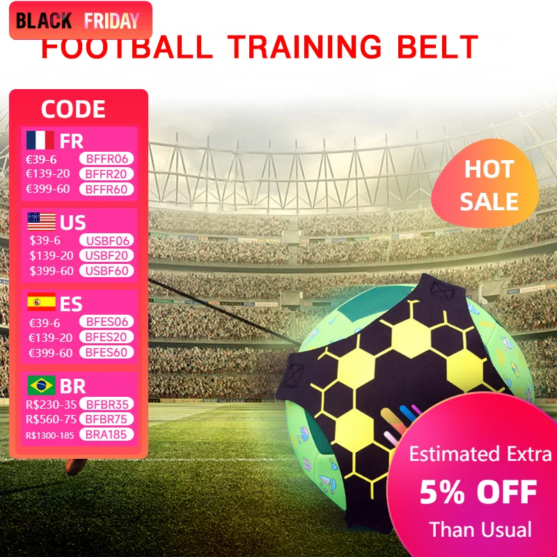 Children-Auxiliary-Circling-Belt-Kick-Solo-Soccer-Trainer-Soccer-Ball-Juggle-Bag-Football-Kick ...