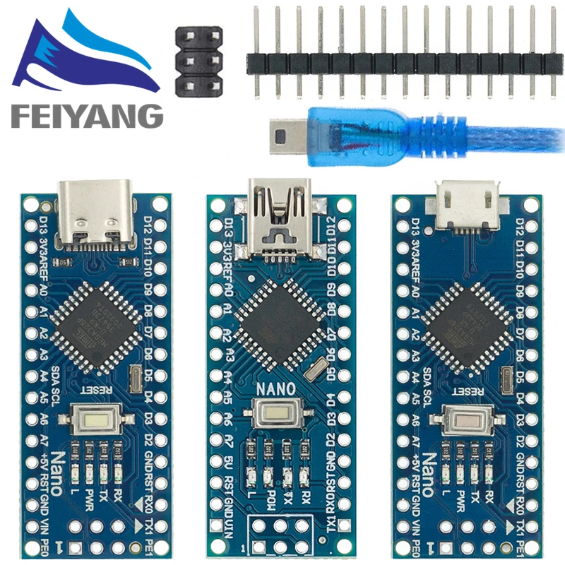 Nano With The Bootloader Compatible Nano 3.0 Controller For Arduino ...