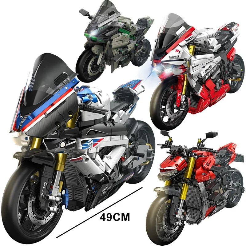 MOC-Technical-Big-Motorcycle-Racing-Car-Model-Building-Blocks-V4S-PH4 ...
