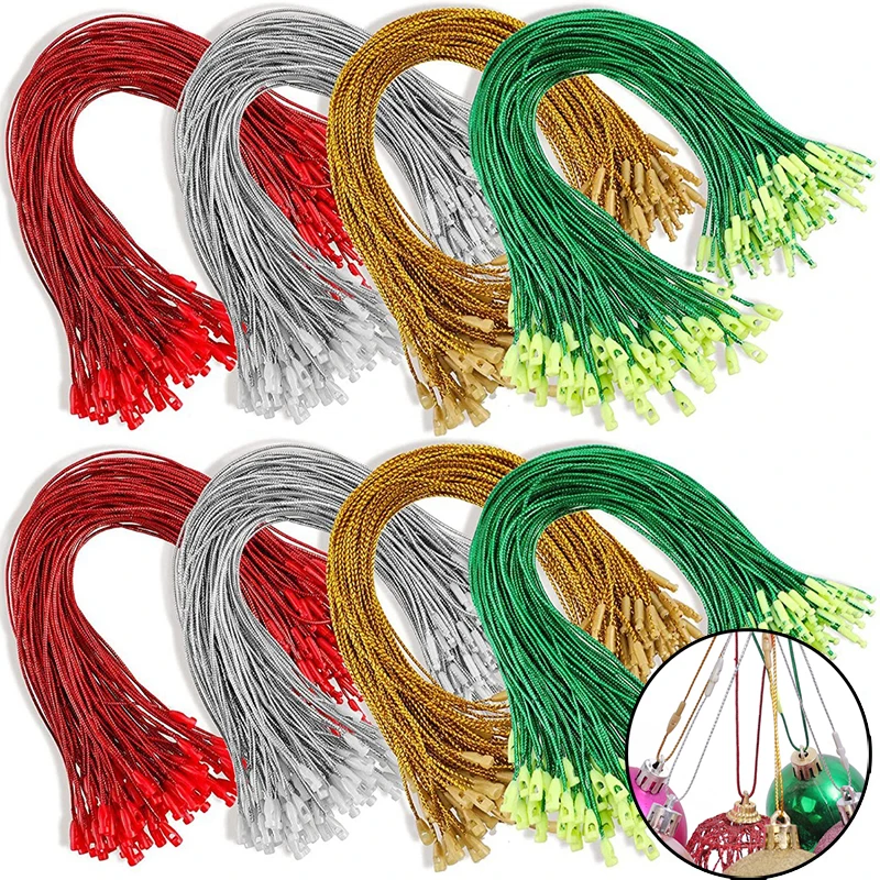 100pcs-Christmas-Rope-Xmas-Tree-Lanyard-Christmas-Tree-Ball-Ornaments ...