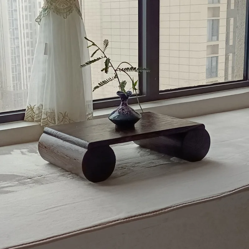 Small-Bay-Window-Table-Japanese-Style-Low-Table-Solid-Wood-Mat-Tatami ...