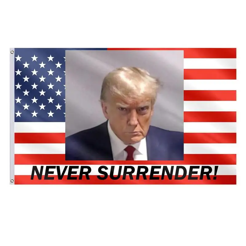 Never-Surrender-Trump-Banner-America-Flag-Double-Sided-Printed ...