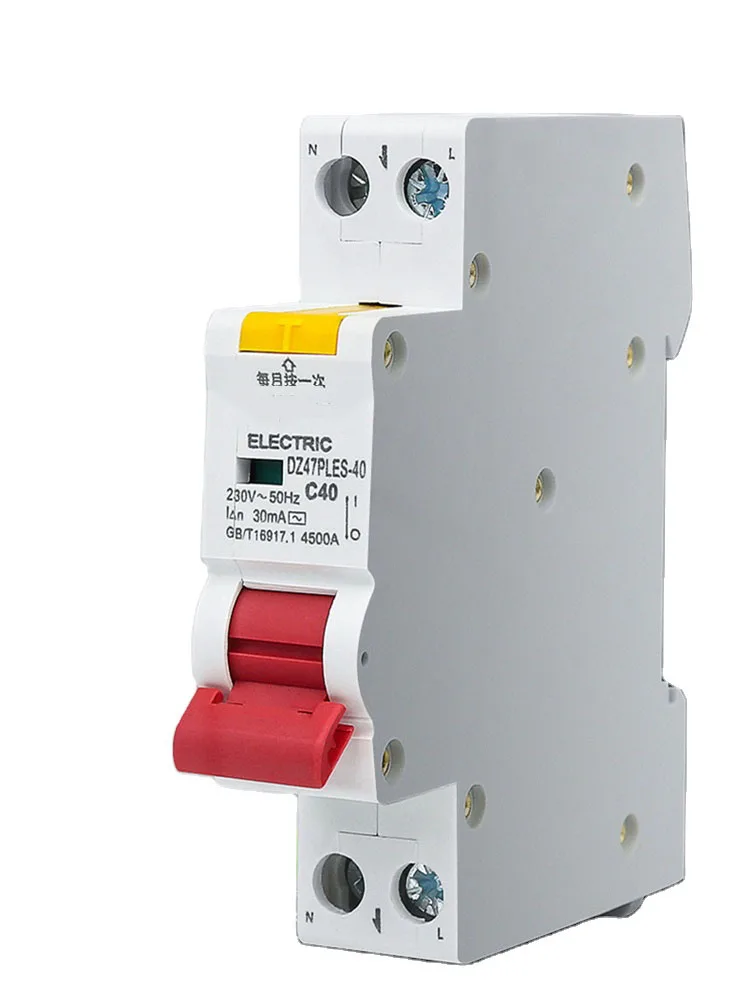 Husehold-Air-Switch-RCBO-Leakage-Protector-1P-N-AC230V-Overload ...