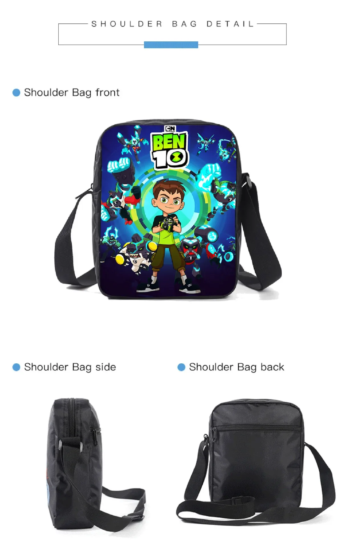 Ben10 School Backpack Teenagers Wear-resistant School Bag – Ben10cosprops