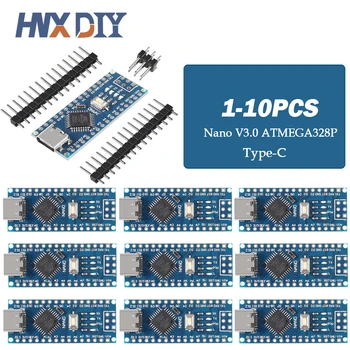 1-10pcs MINI USB For Nano 3.0 ATmega328P CH340G Micro-controller board ...