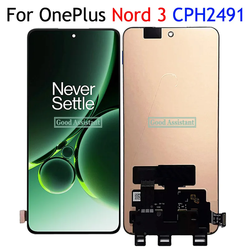 6-74-Inch-Fluid-AMOLED-Black-For-OnePlus-Nord-3-CPH2491-LCD-Display ...