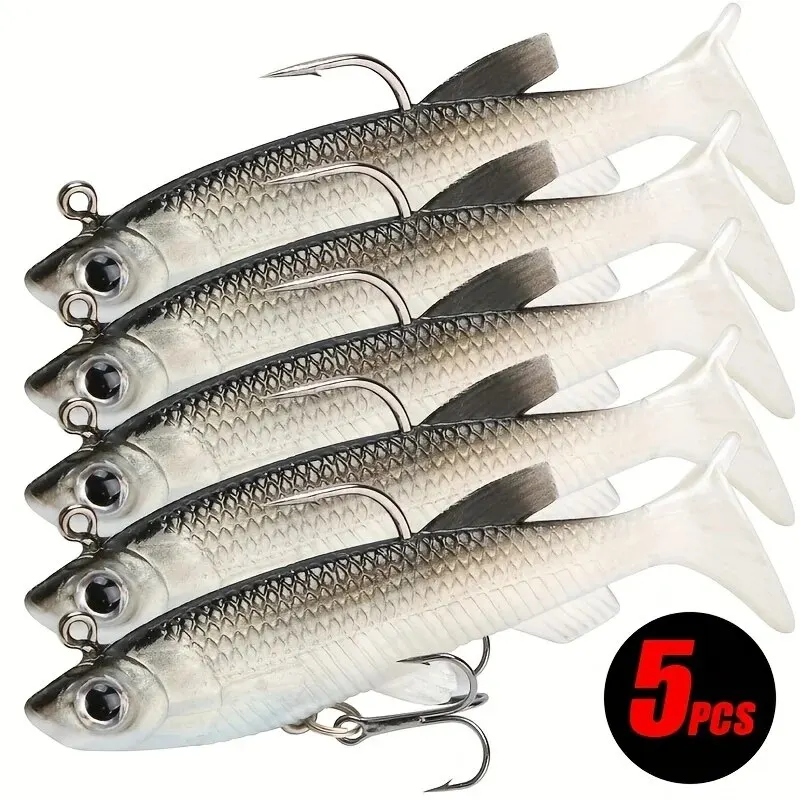 Fishing-Lures-5Pcs-Pre-Rigged-Jig-Head-Paddle-Tail-Soft-Plastic ...