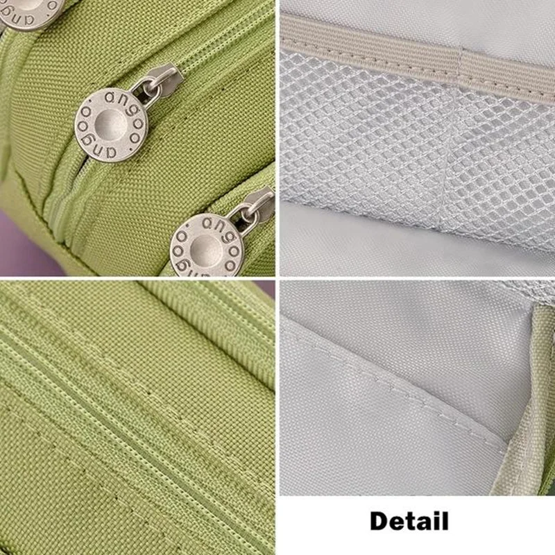 Angoo – Trousse À Stylos Double Face, Étui Spécial Couleur Macaron, Sac ...