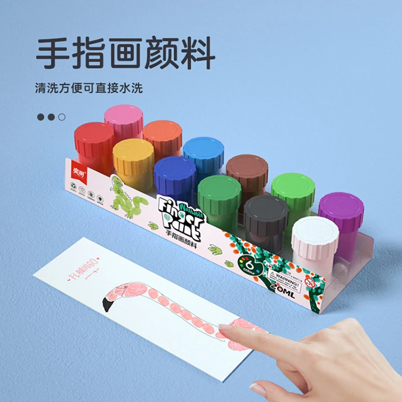 Conjunto-de-Pigmento-Pintura-a-Dedo-Infantil-Doodle-DIY-Art-Supplies ...