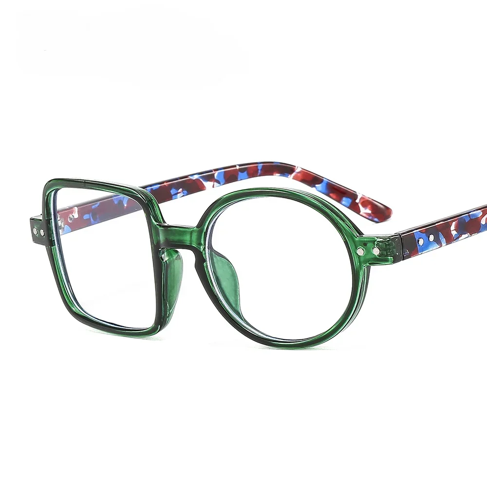 Retro-Asymmetrical-Square-Round-Glasses-Frame-Optical-Eyewear ...