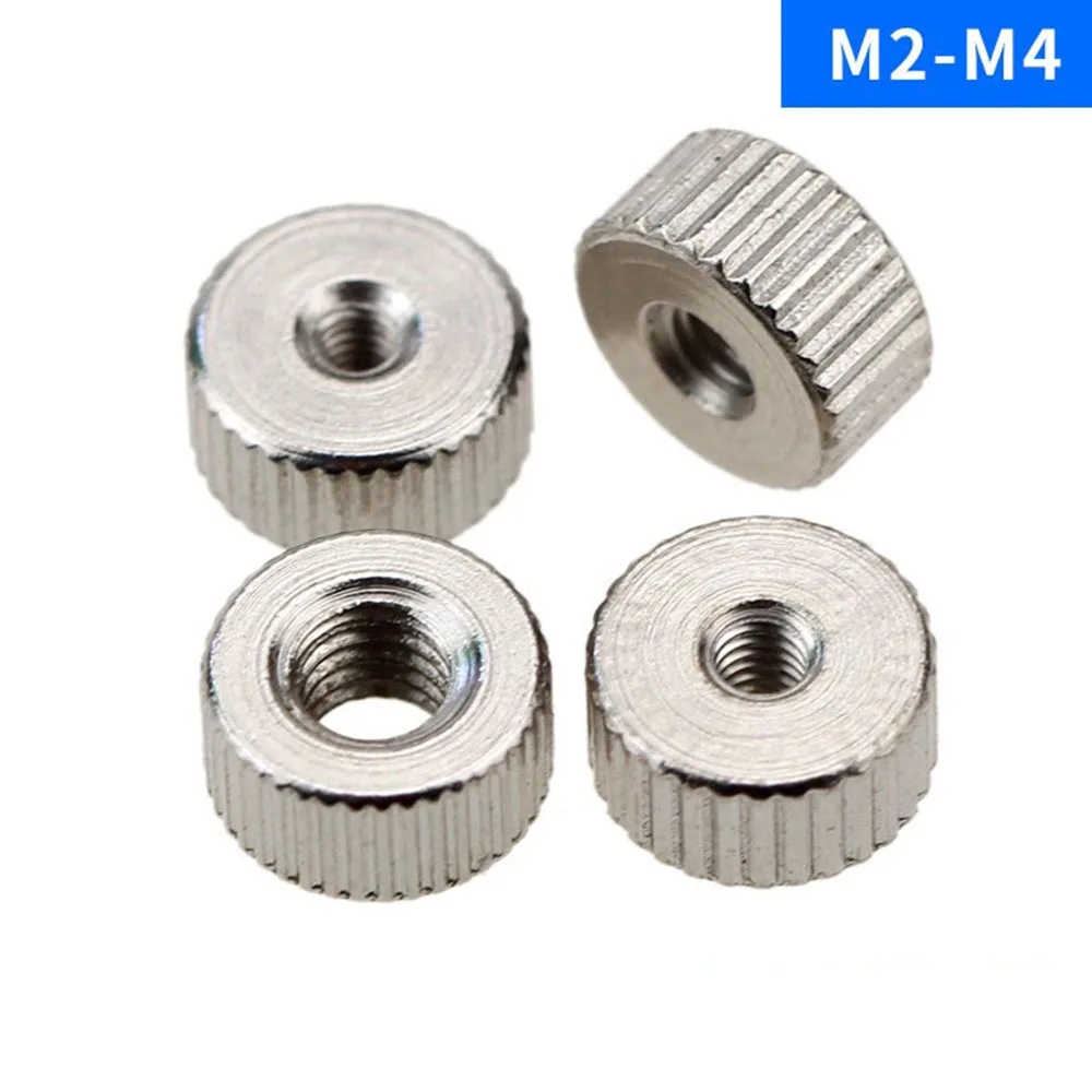Nickel-Plated-Knurled-Thumb-Screws-Nuts-Hand-Round-Nuts-Multiple-Color ...