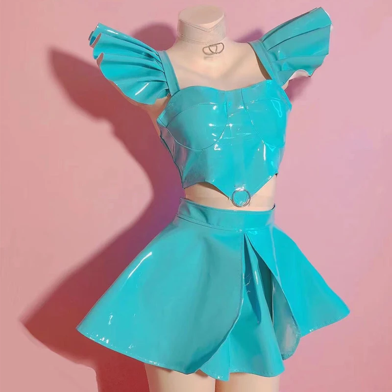 Pole Dance Outfit Drag Queen Costume Bar Nightclub Ds Dj Gogo Wear ...